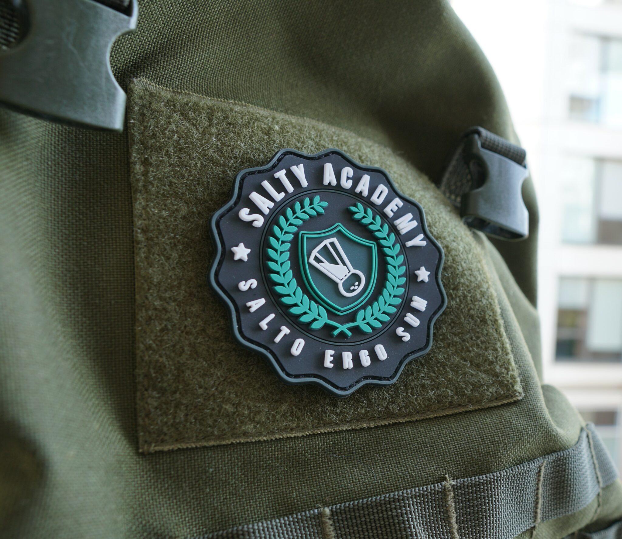 Patch PVC "Salty Academy" - Army Version - maaKu